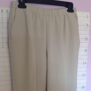 TanJay | Pants & Jumpsuits | Tanjay Petite Womens Pants Sz 8p Beige ...
